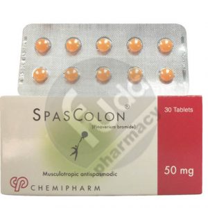 Spascolon for symptomatic treatment of pain and associated with biliary ...