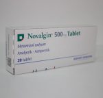 Novalgin for severe life threatening fever and cancer pain